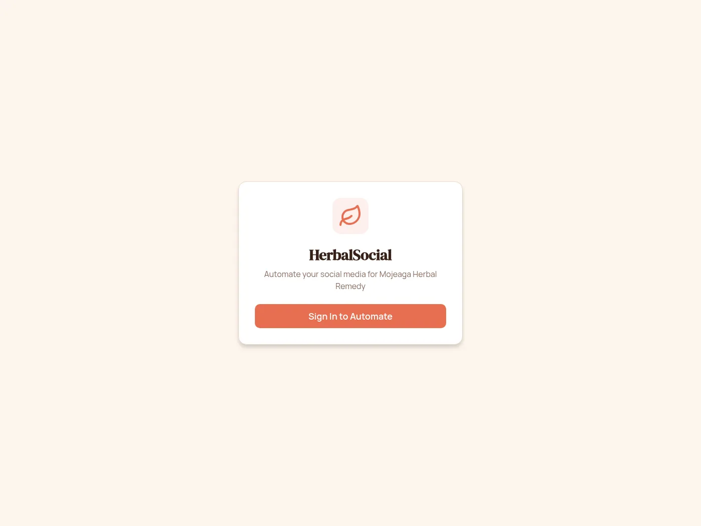 HerbalSocial Automator