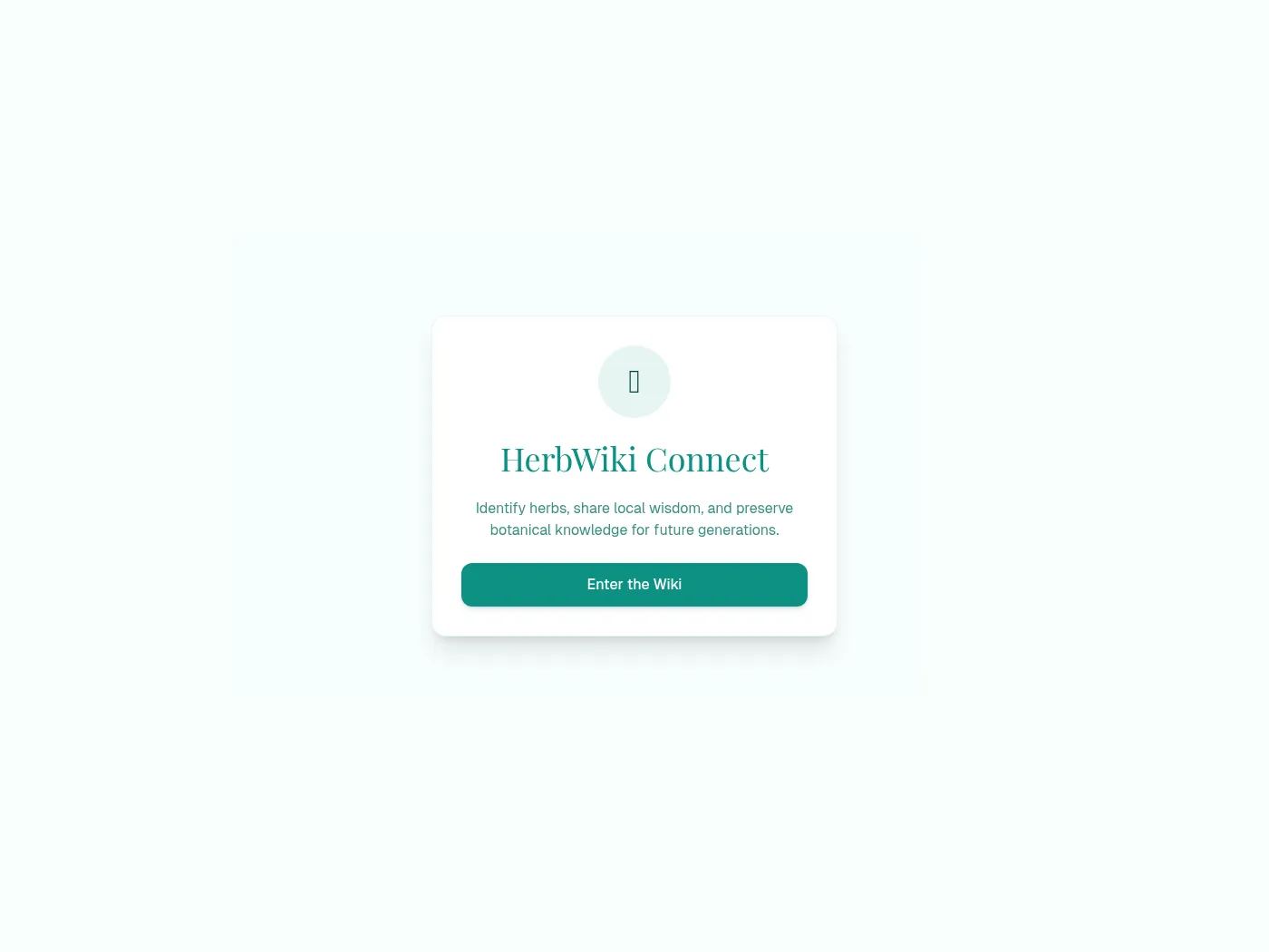 HerbWiki Connect