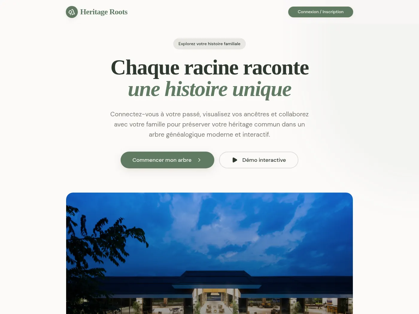 Heritage Roots Web App