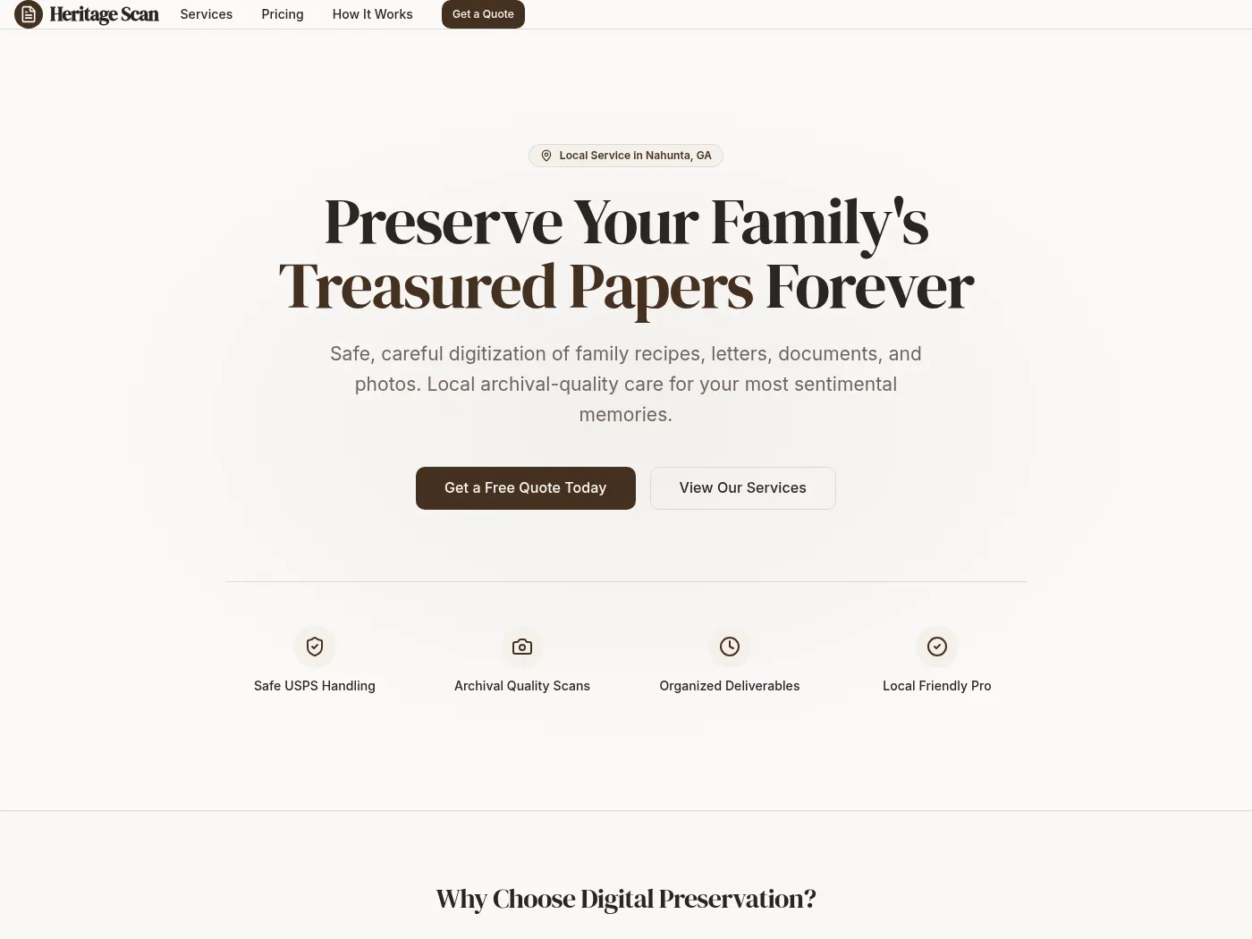 Heritage Scan Services