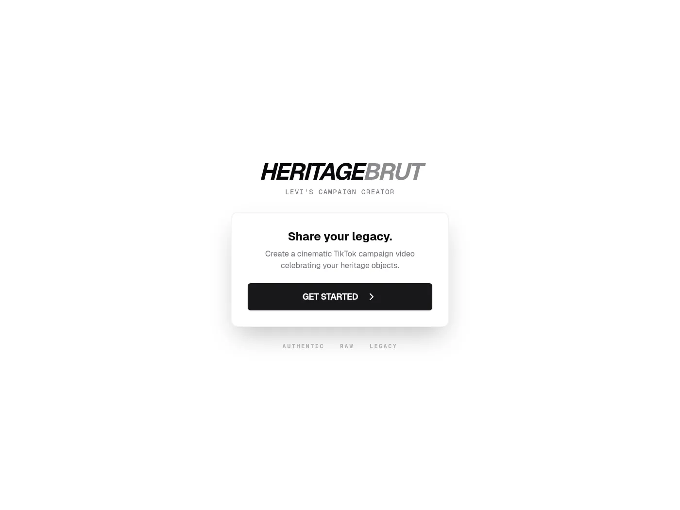 HeritageBrut TikTok Campaign