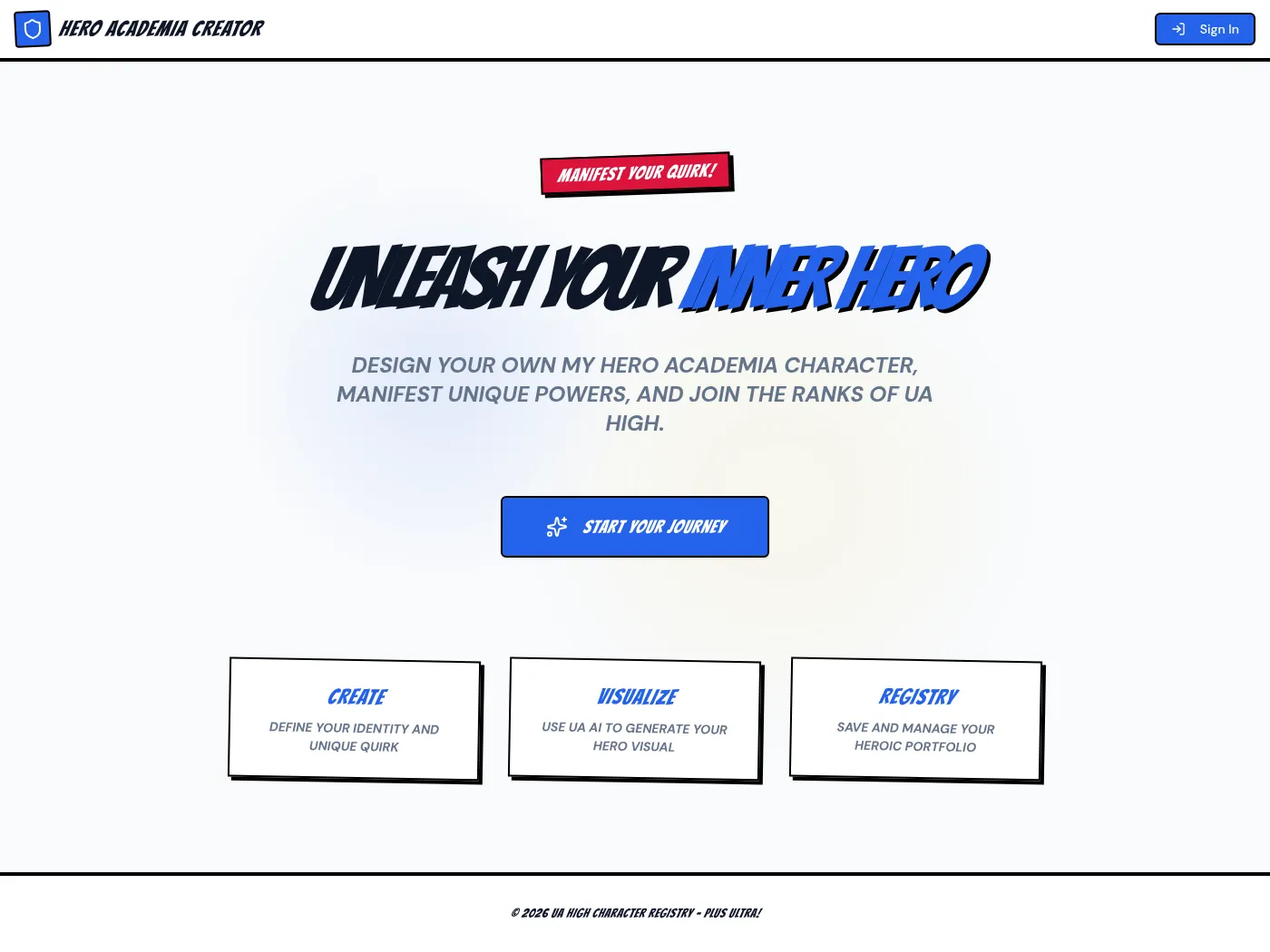 My Hero Academia Creator