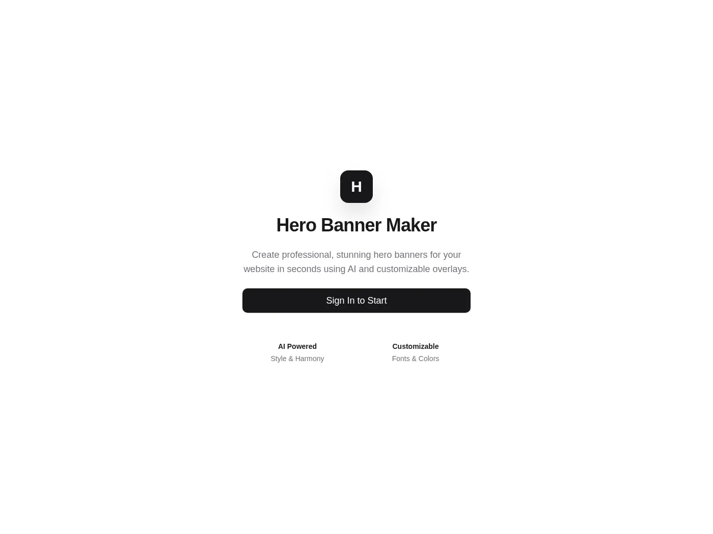 Hero Banner Maker