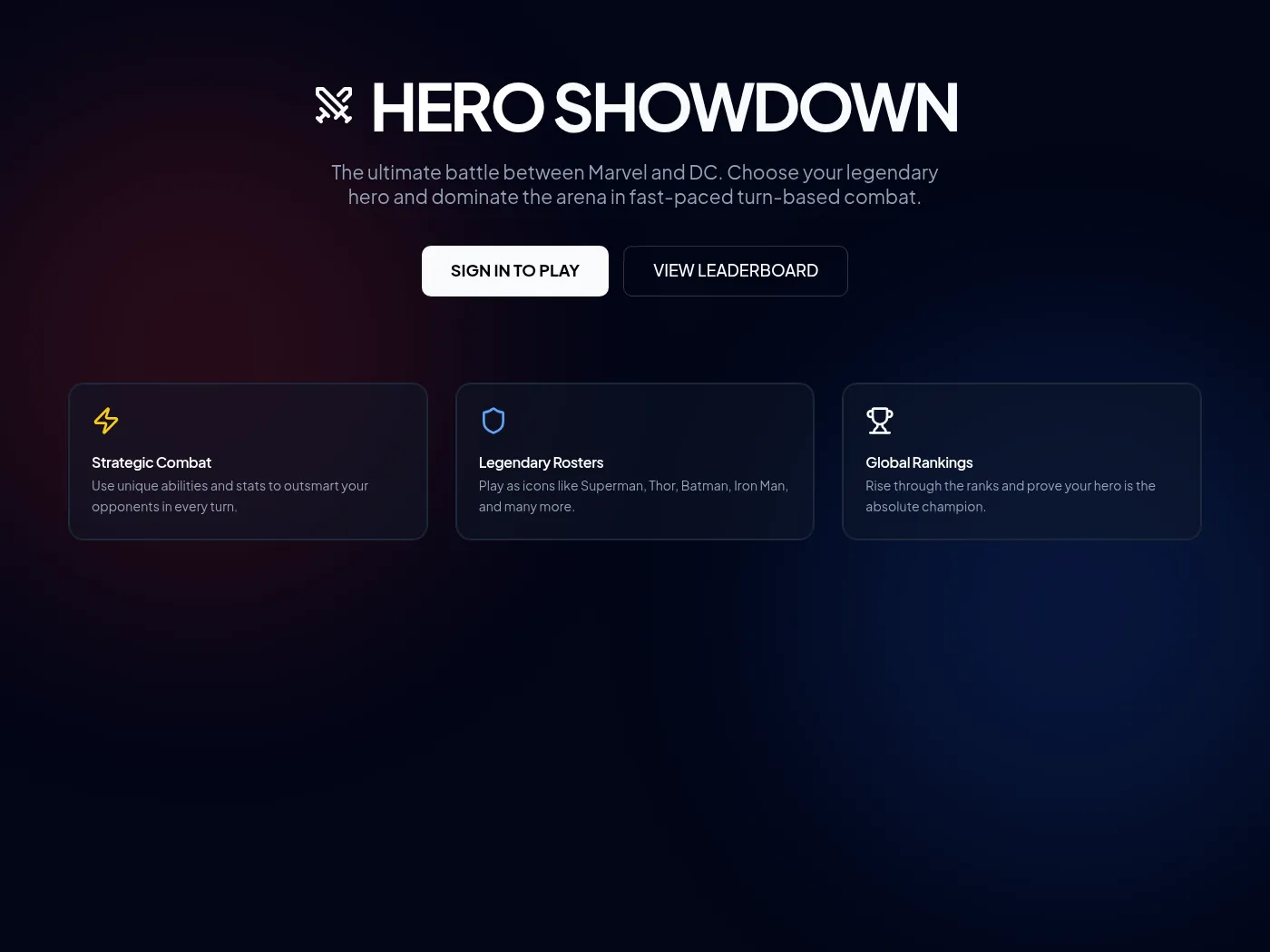 Hero Showdown Arena