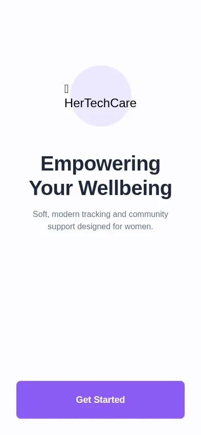 HerTechCare — Women’s Health & Wellbeing App