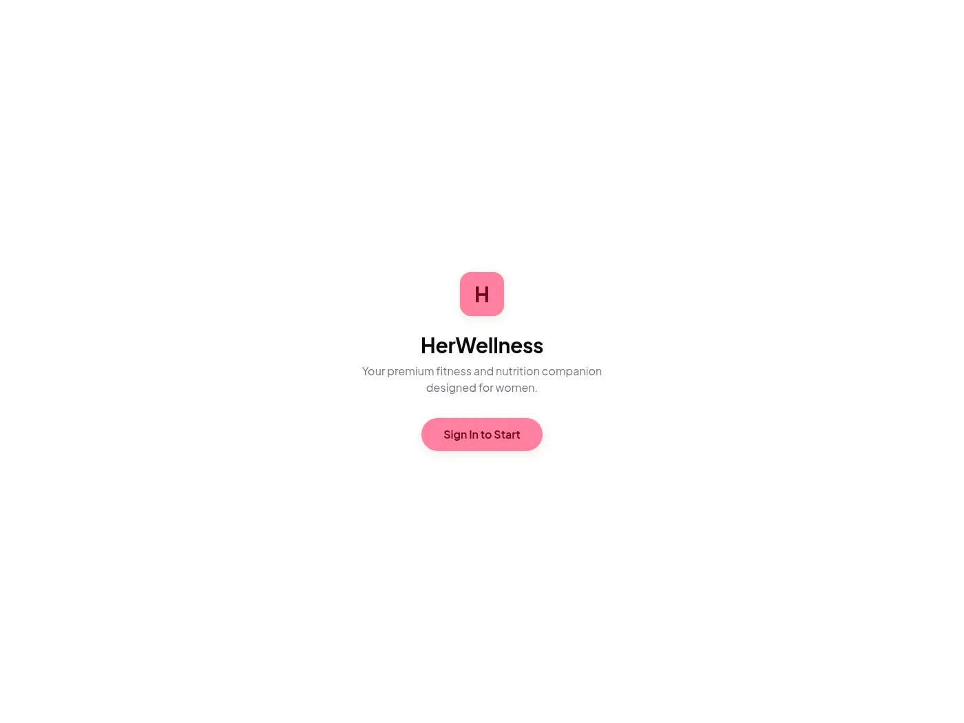 HerWellness Fitness Companion