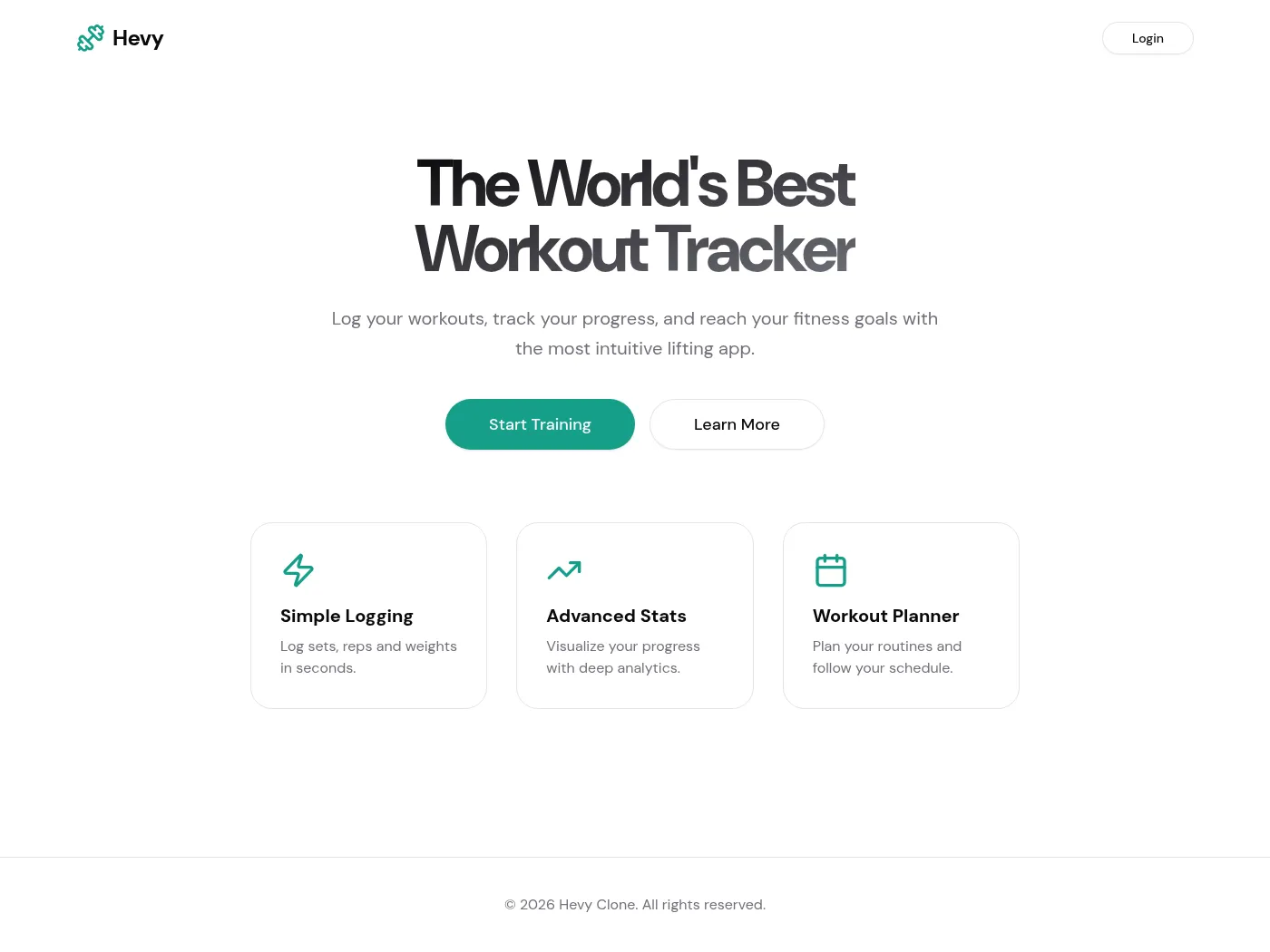 Hevy Fitness Tracker