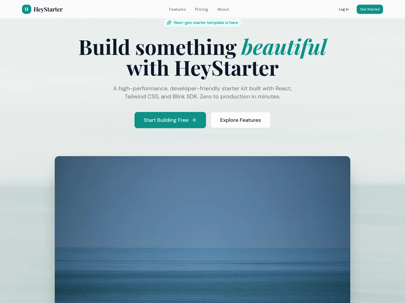 Hey Starter App
