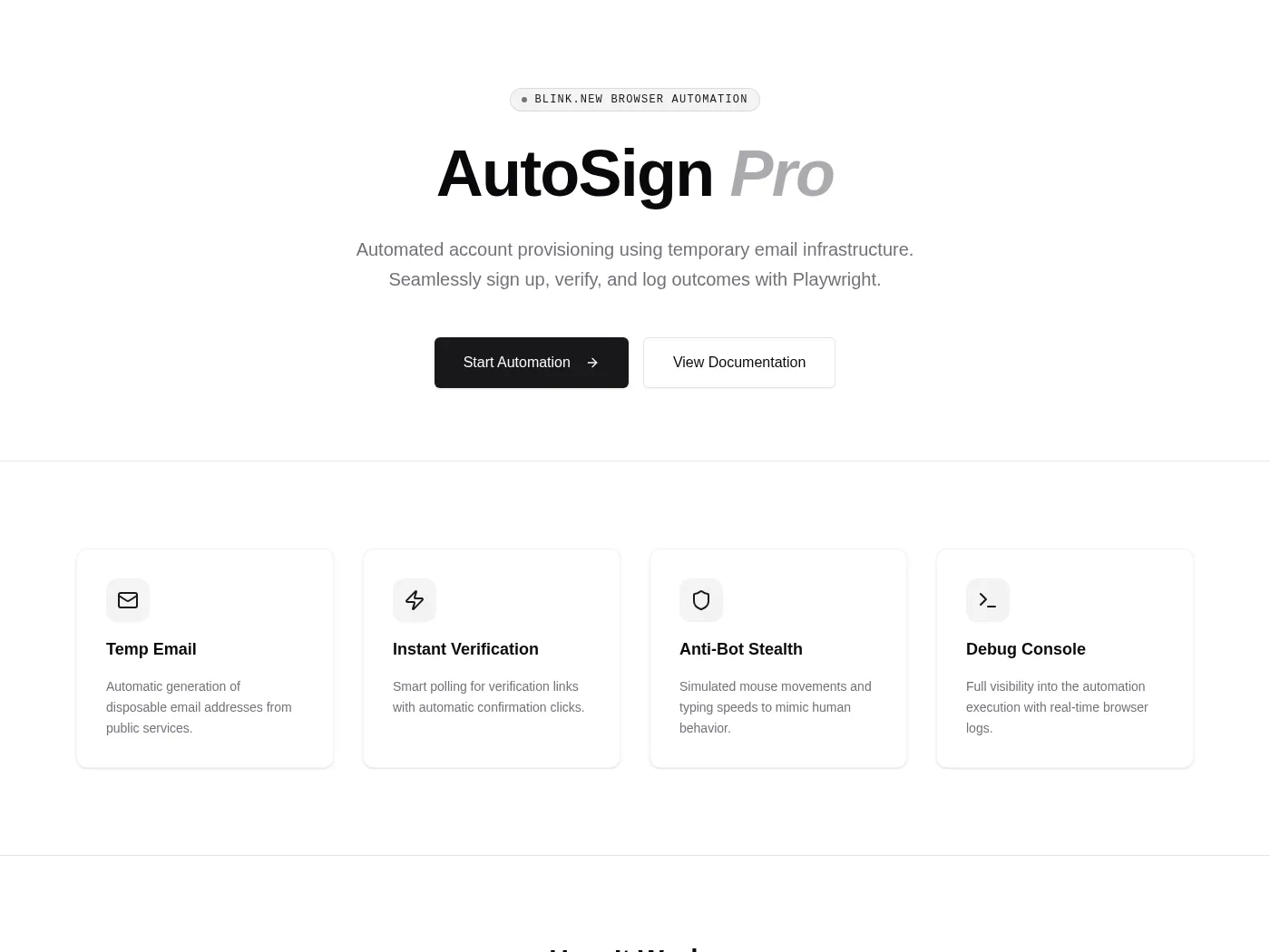 Auto HeyGen Signup Flow