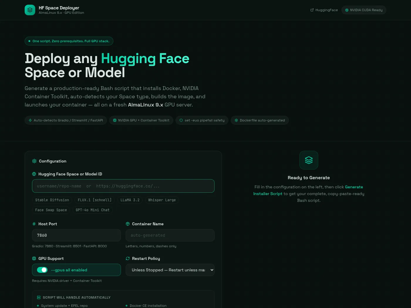 Hugging Face Space Deployer