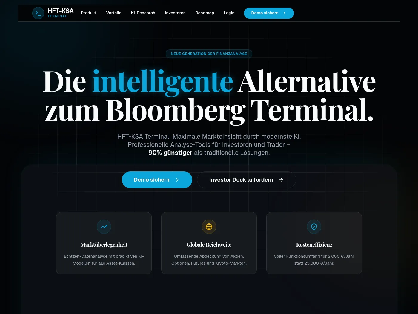 HFT-KSA Terminal Web Launch
