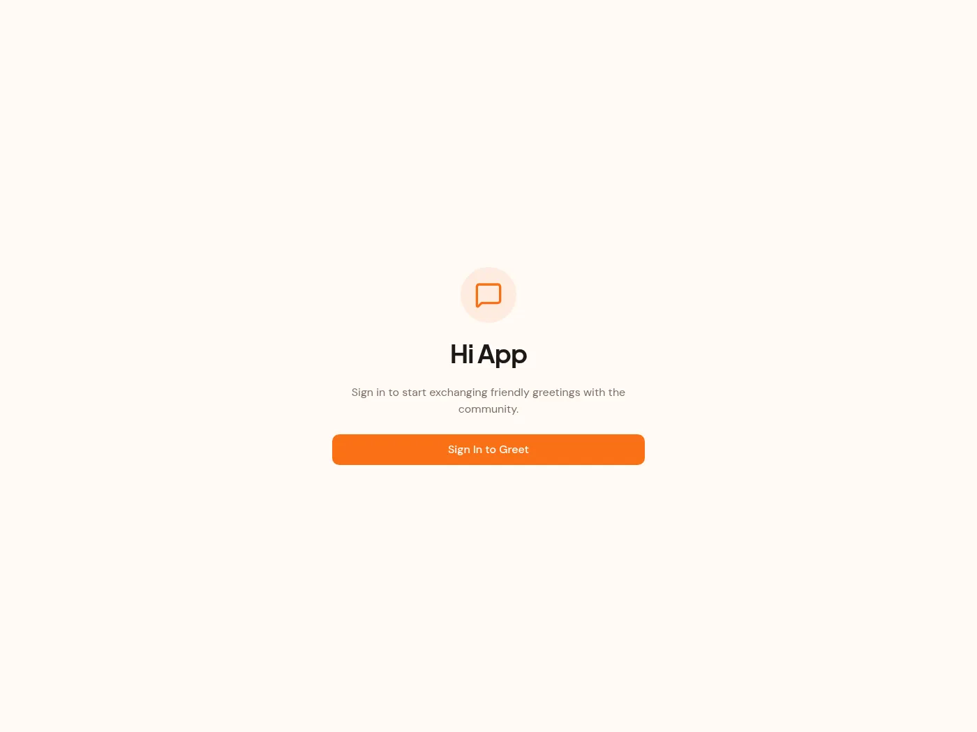 Hi App