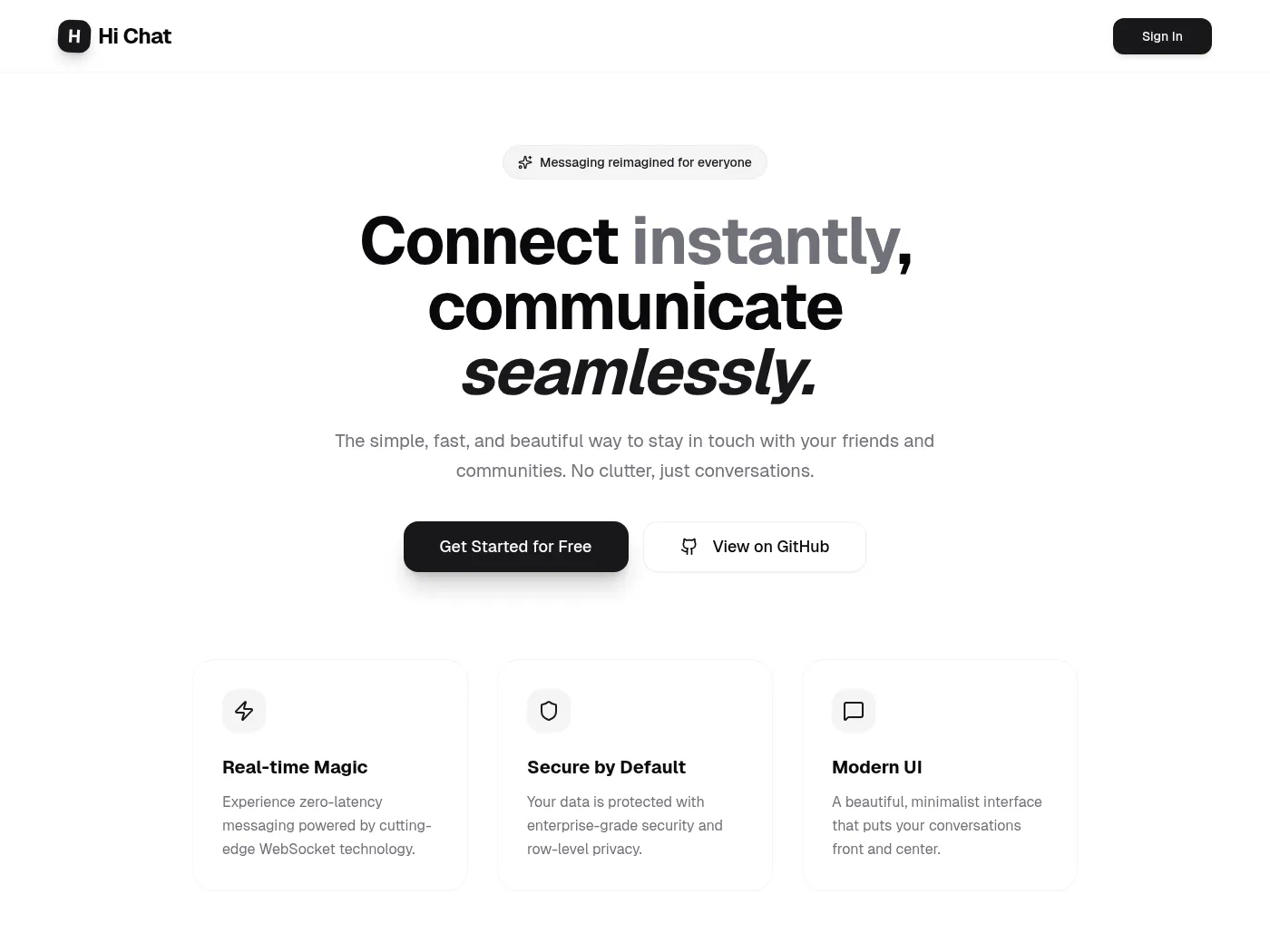 Hi Chat App