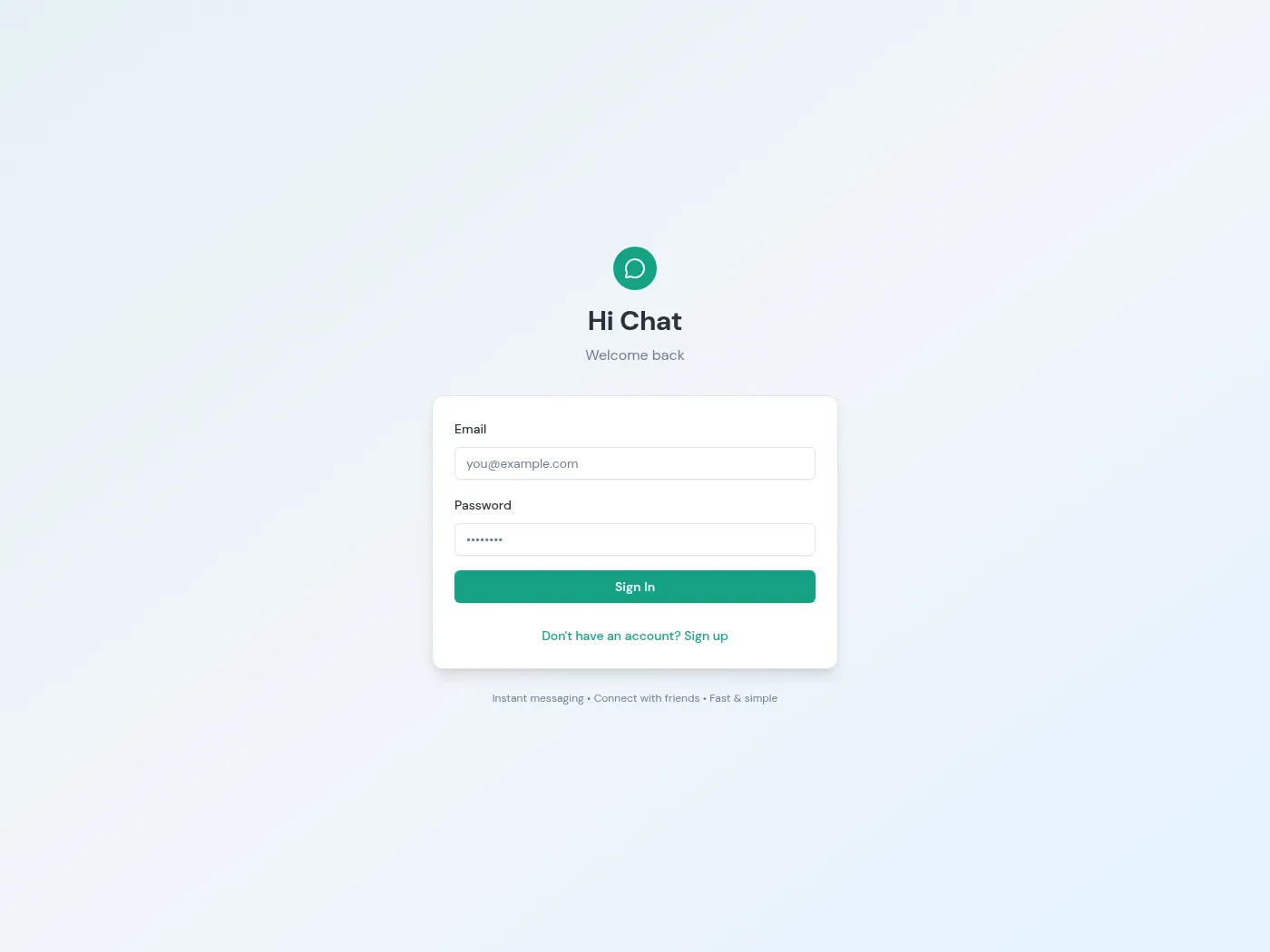 Hi Chat Web