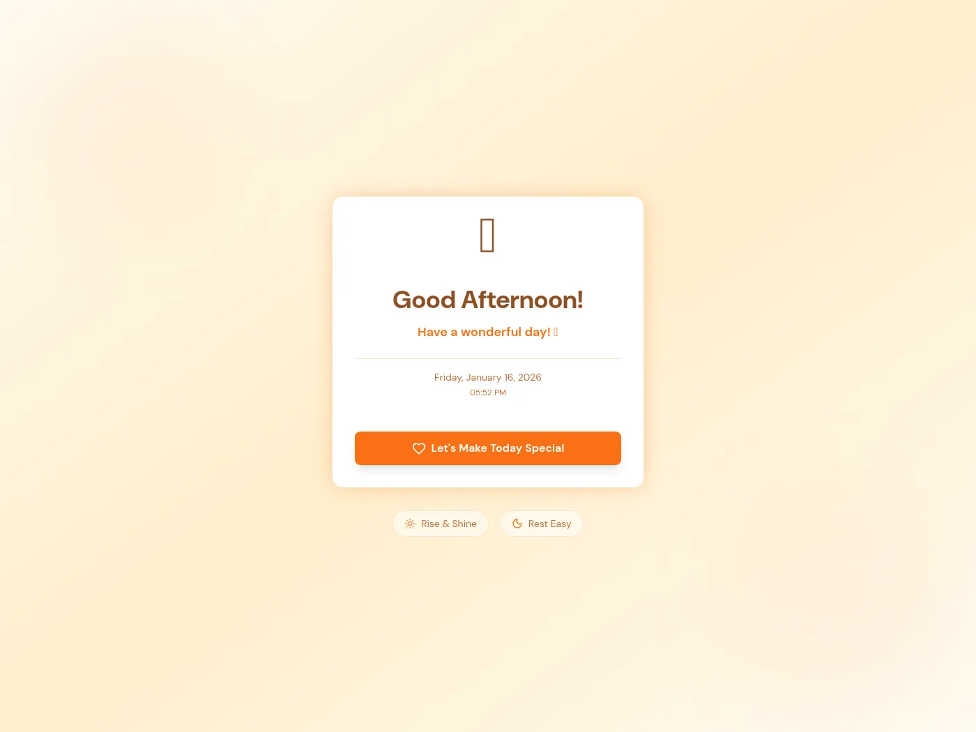 Hi Greeting App