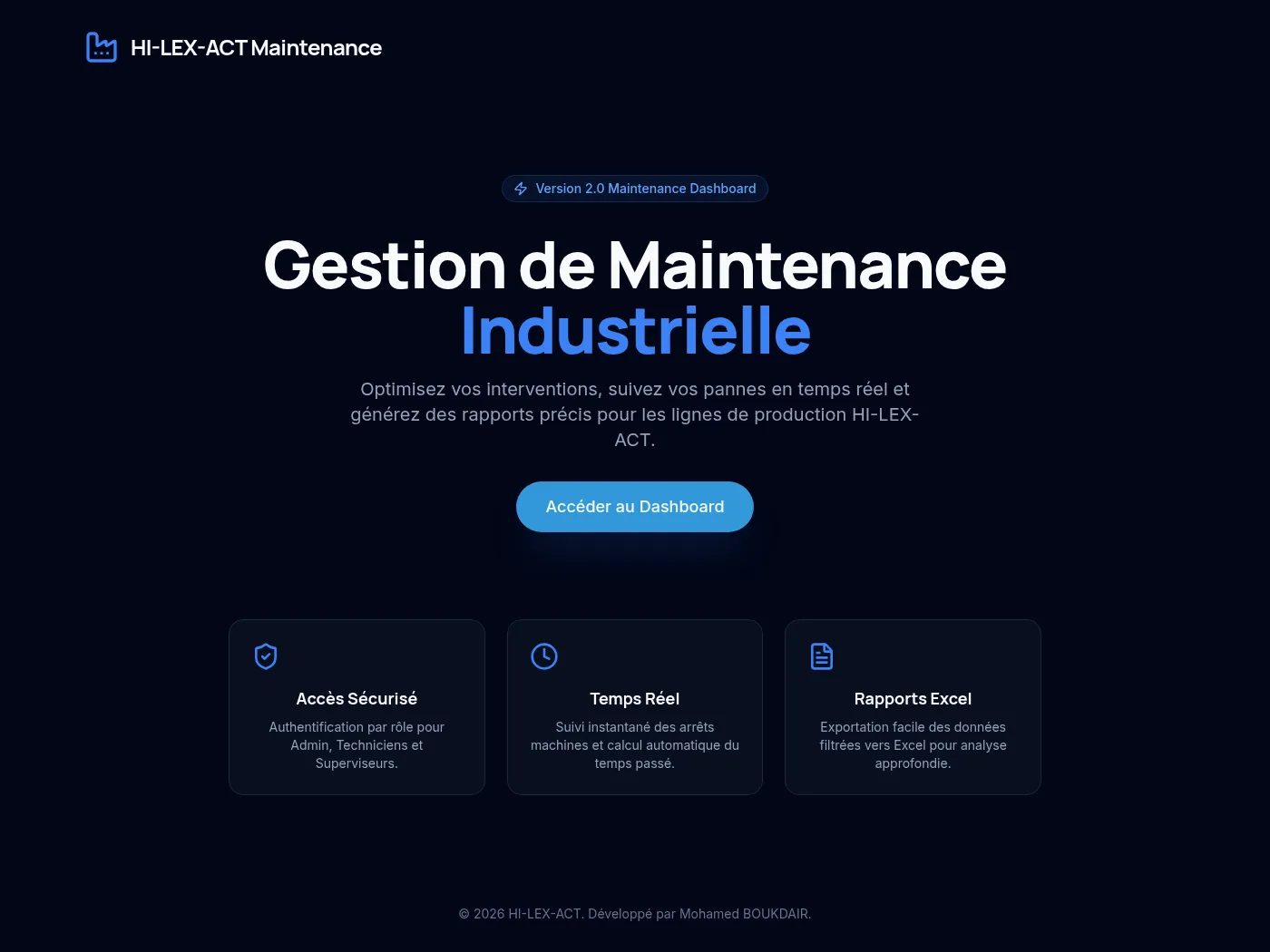 HI-LEX-ACT Maintenance Manager