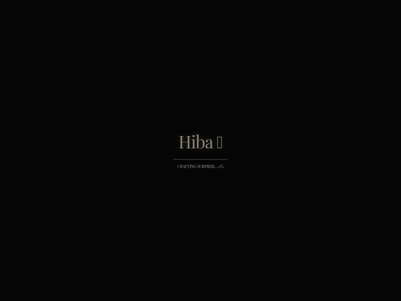 Hiba 3D Birthday Surprise
