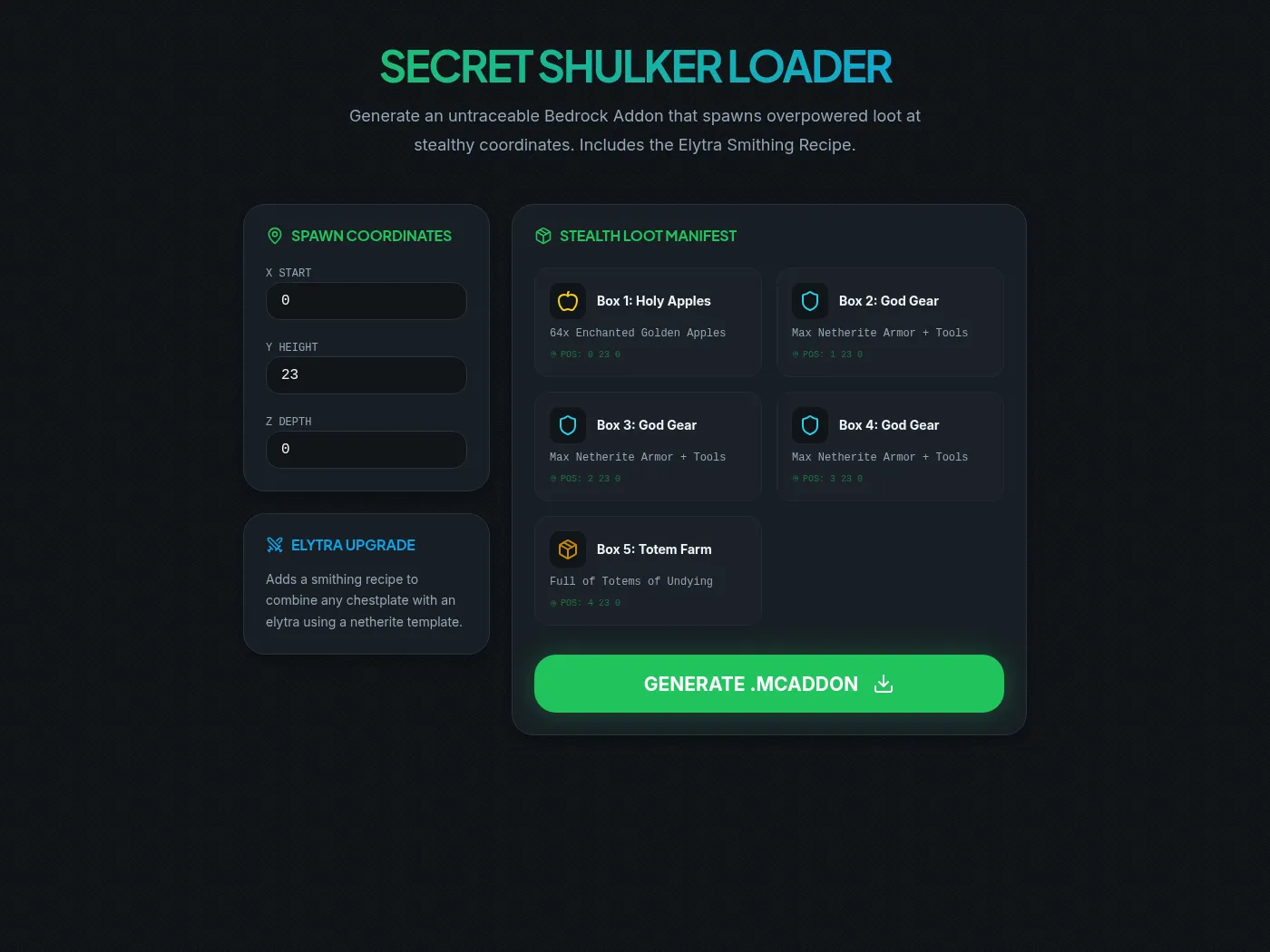 Secret Shulker Loader