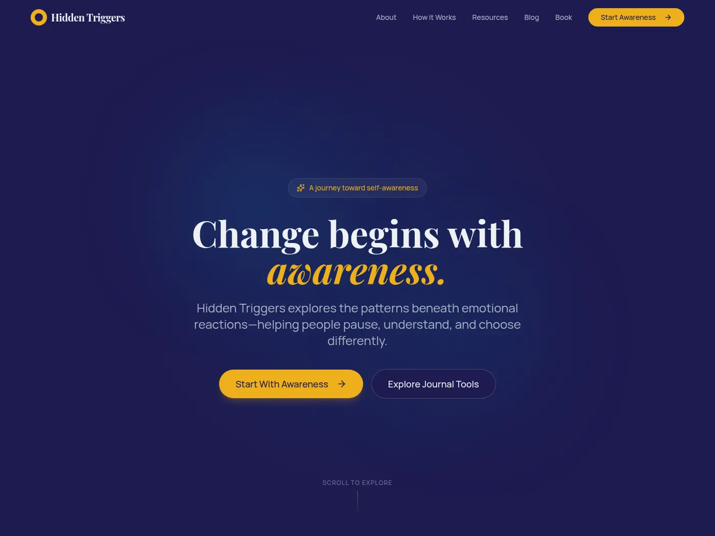 Hidden Triggers Website