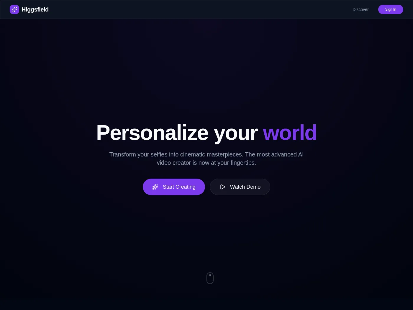 Higgsfield AI Clone