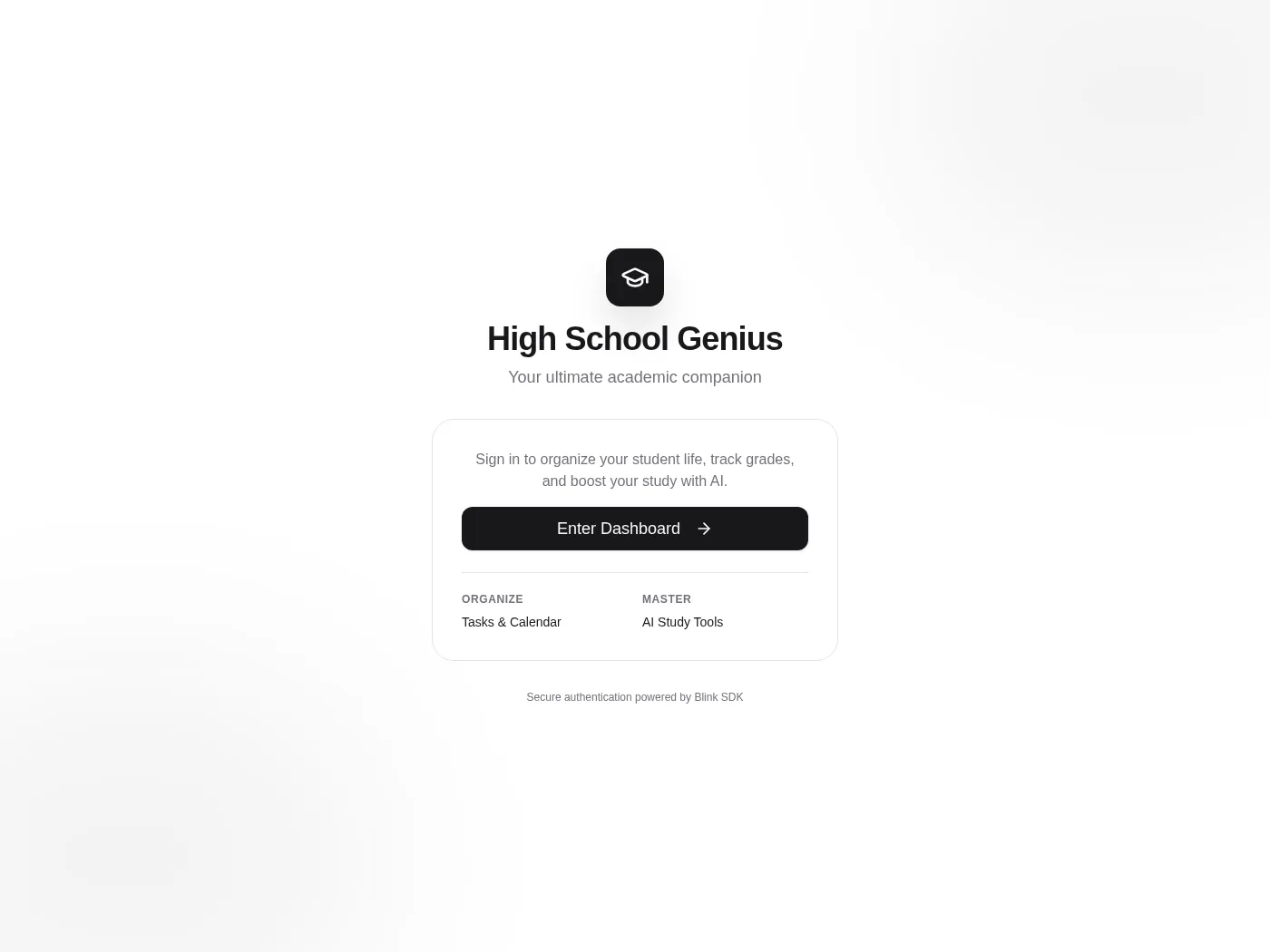 High School Genius