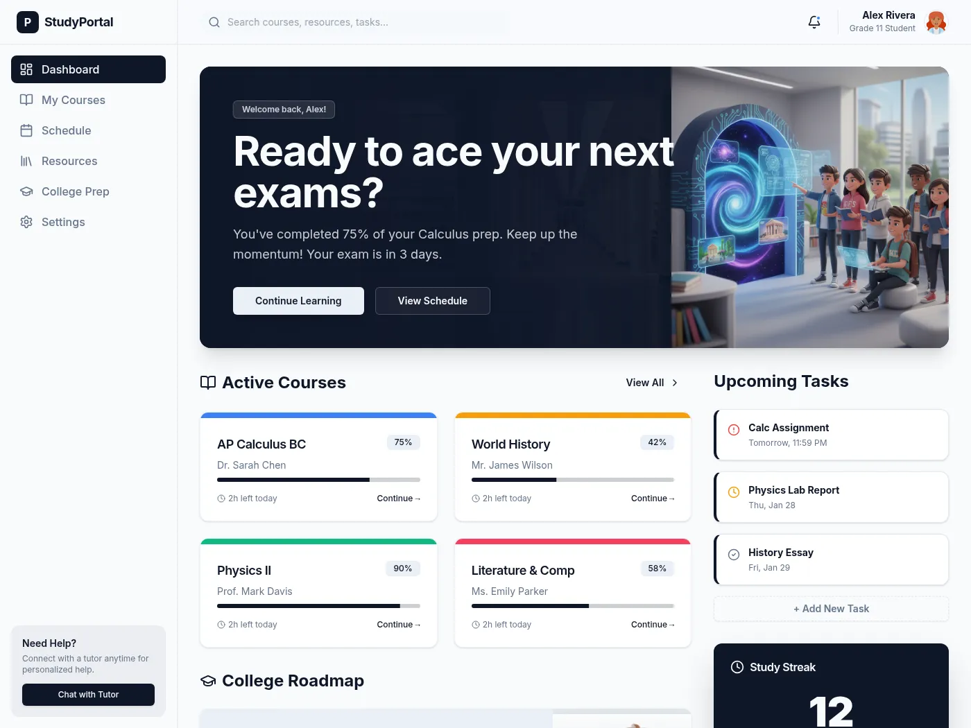 High School Study Portal