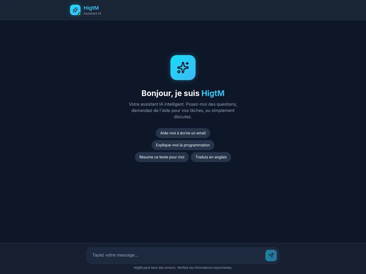 HigtM AI Assistant