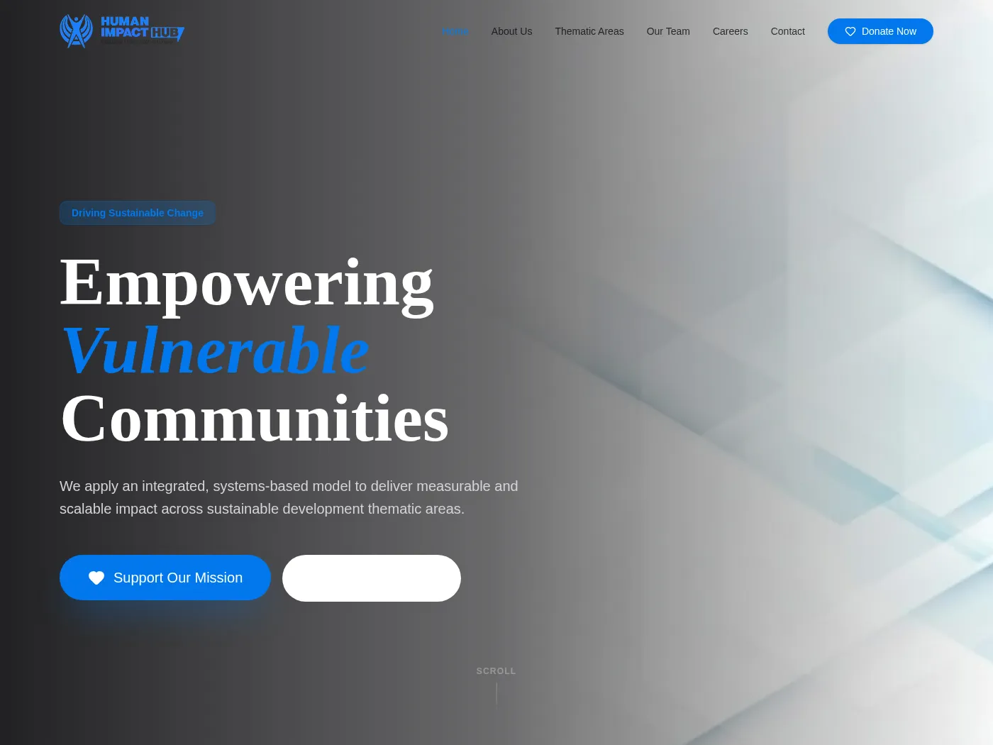 Human Impact Hub Redesign