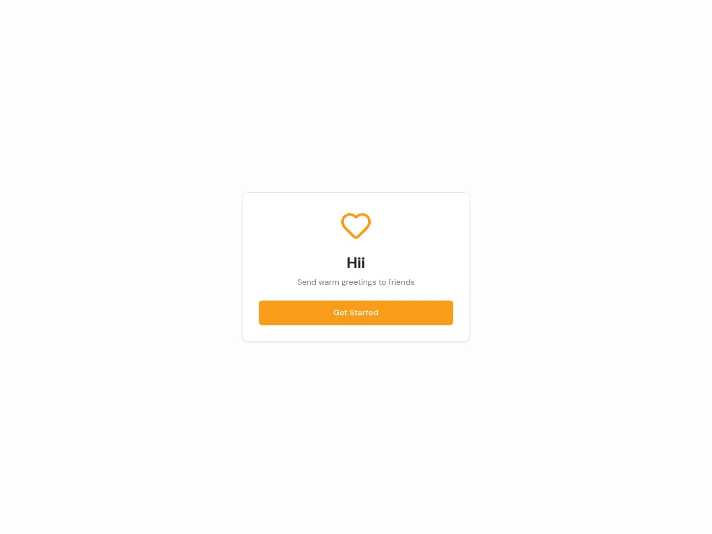Hii Greeting App