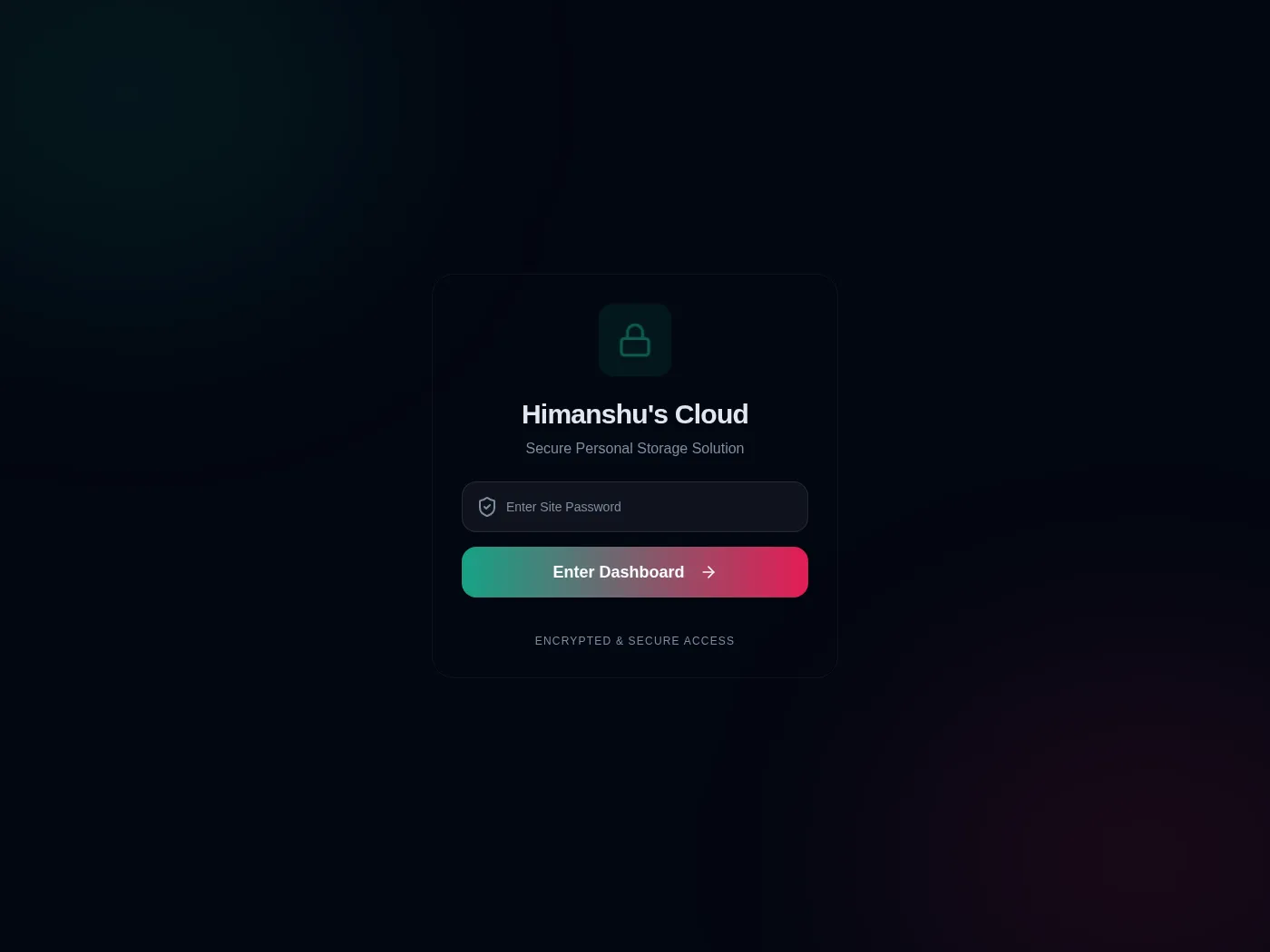 Himanshu's Cloud Storage