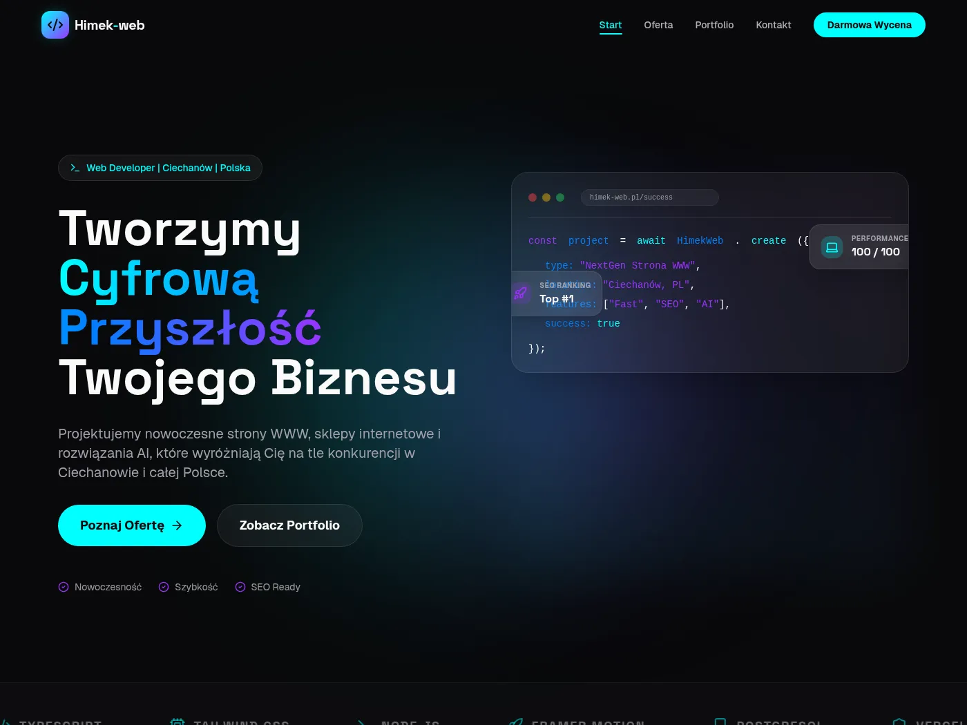 Himek-Web Portfolio Site