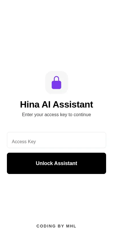 Hina AI Assistant