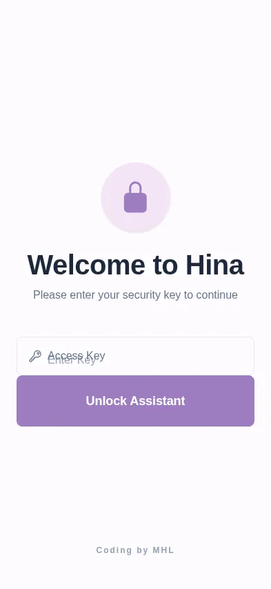 Hina AI Assistant