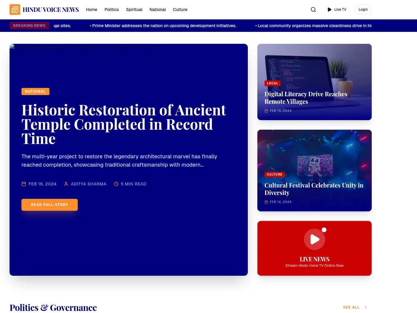 Hindu Voice News Web