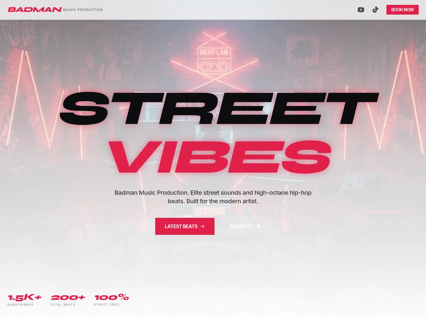 StreetVibe Music Page