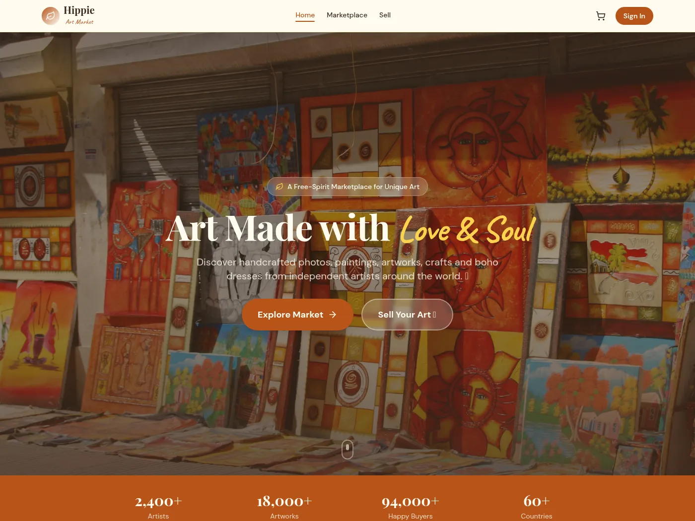 Hippie Art Market