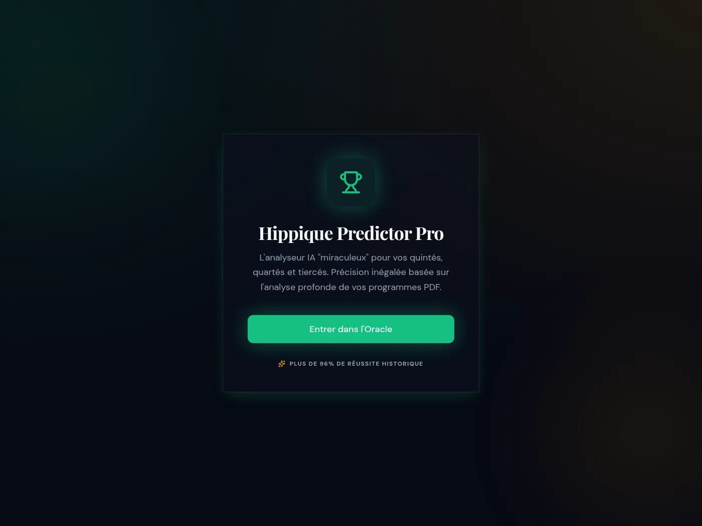 Hippique Predictor Pro