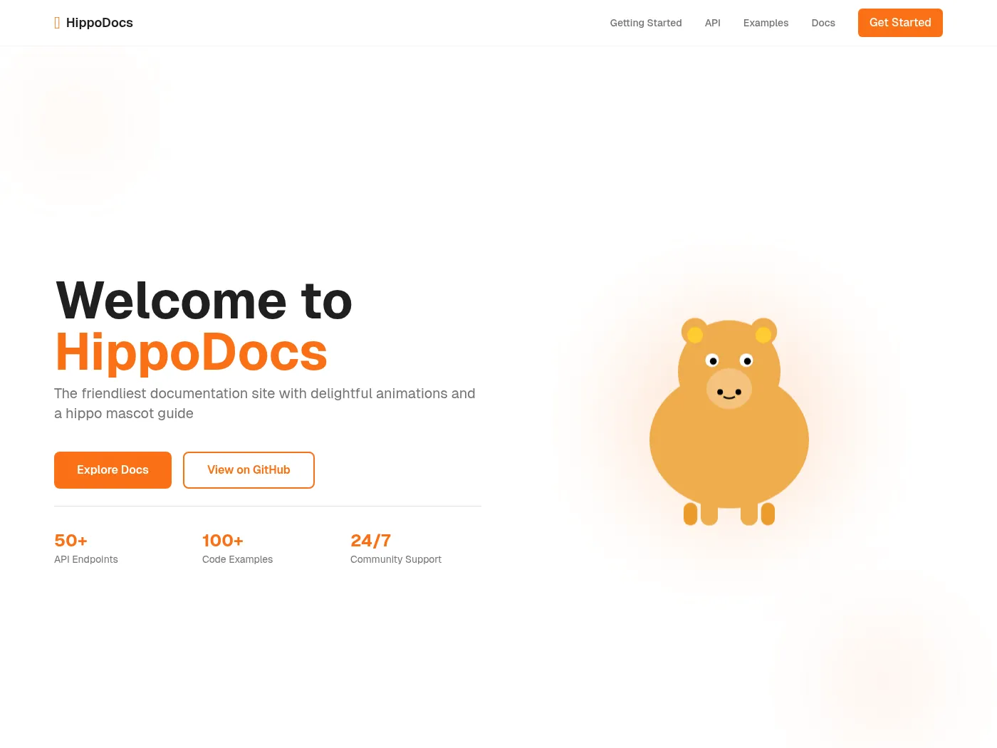HippoDocs Animated Site