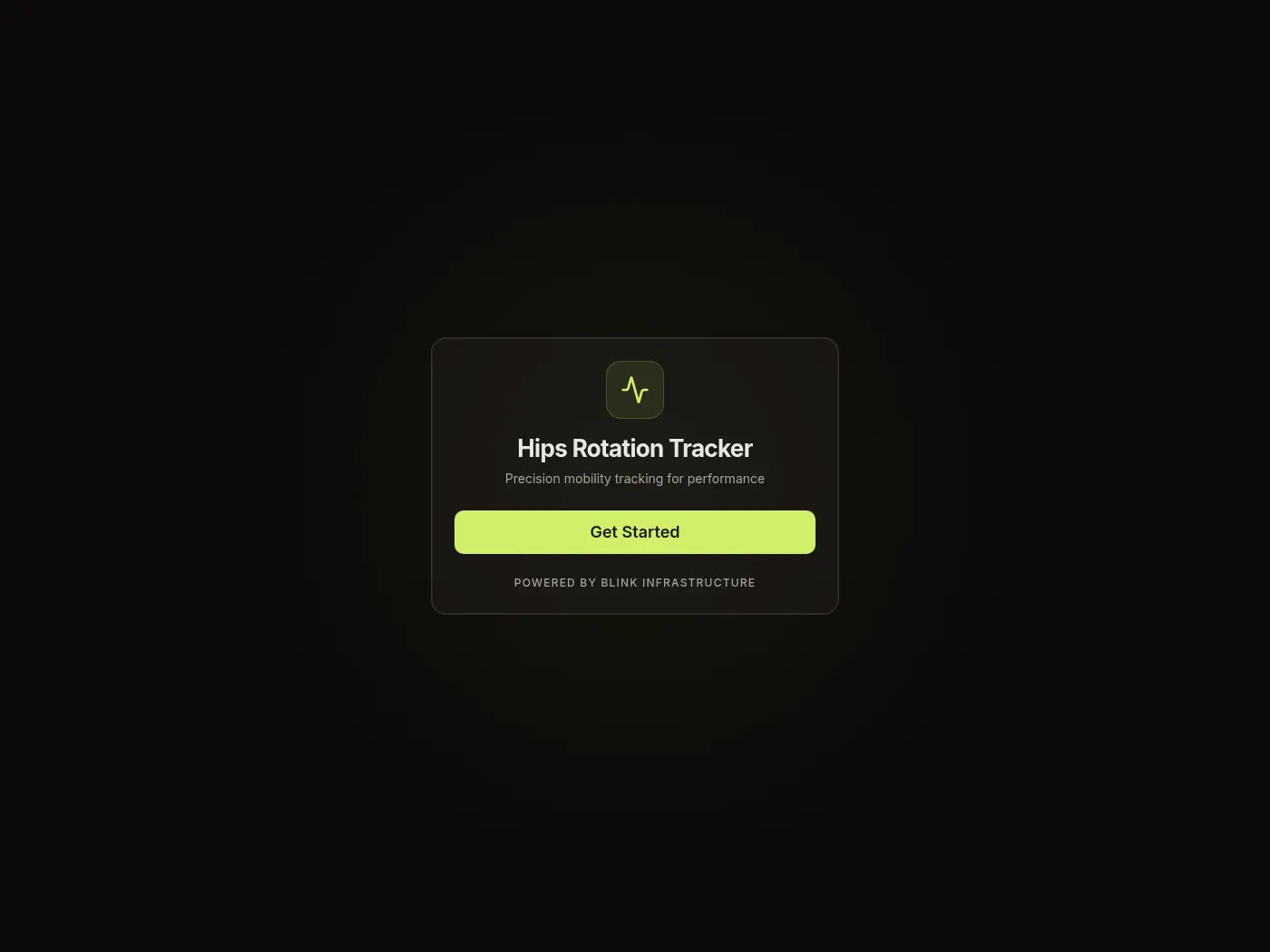 Hips Rotation Tracker