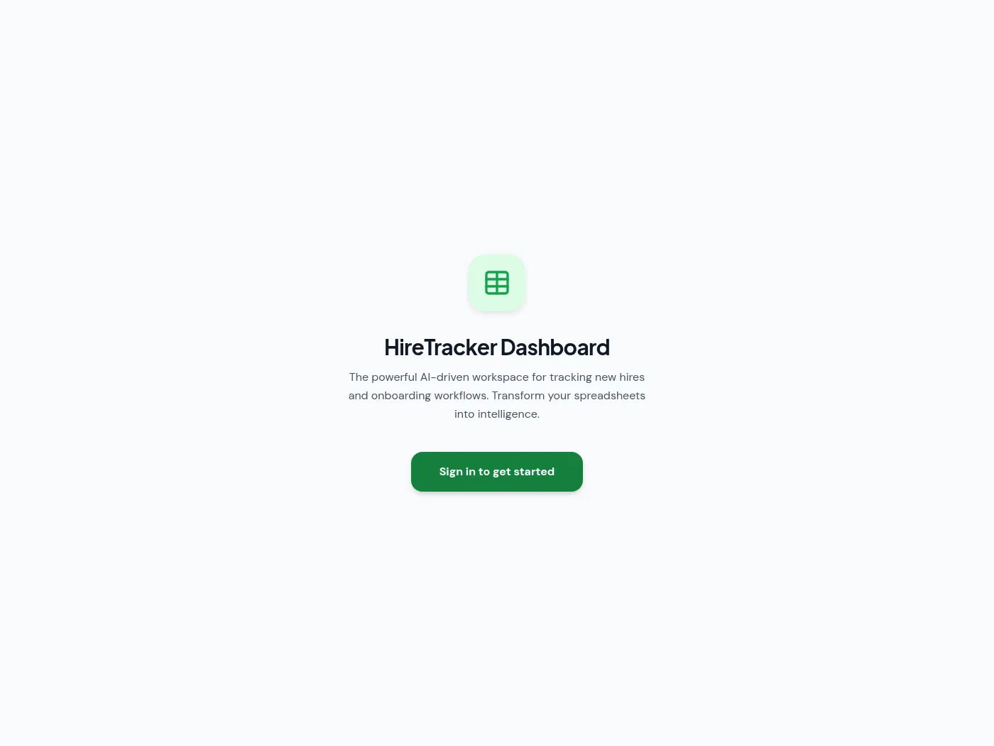 HireTracker Dashboard