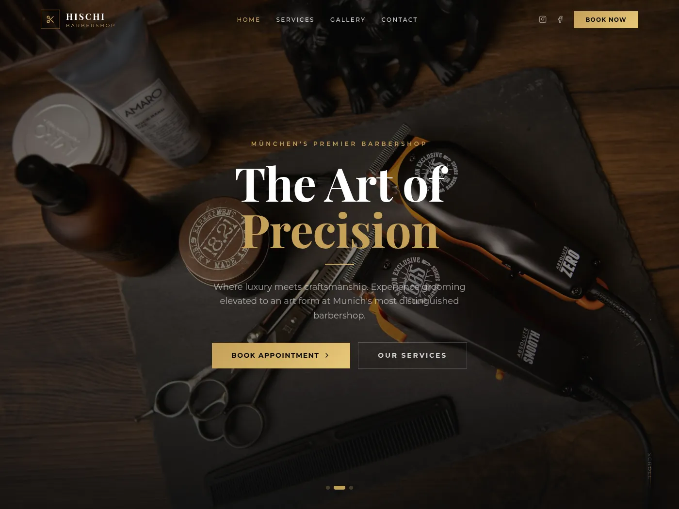 Hischi Barbershop Luxe Site