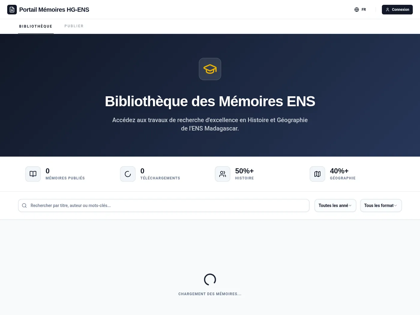 HistGeo Memo Portal