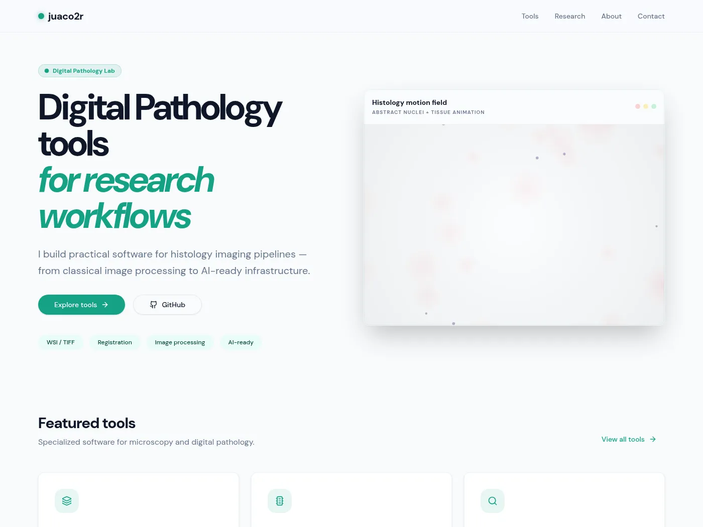 Histology Motion Field Revamp