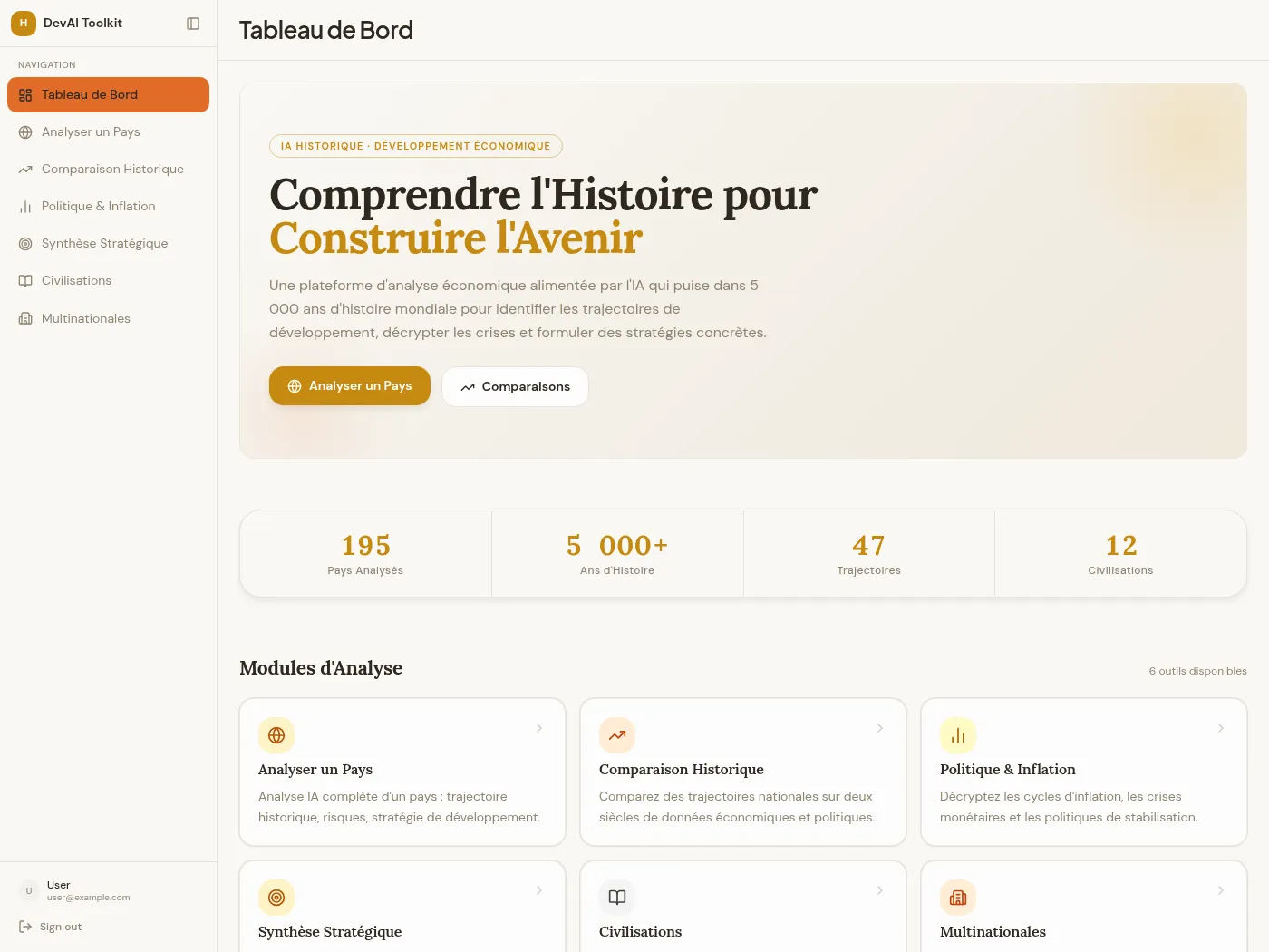 Historical DevAI Toolkit