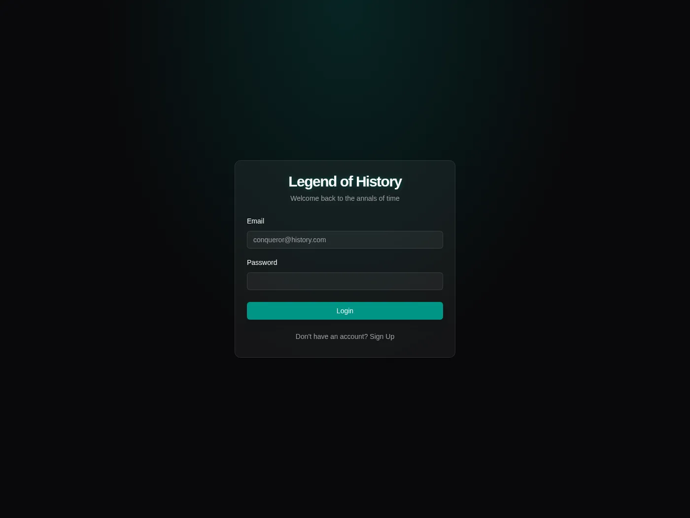 Legend of History Chat