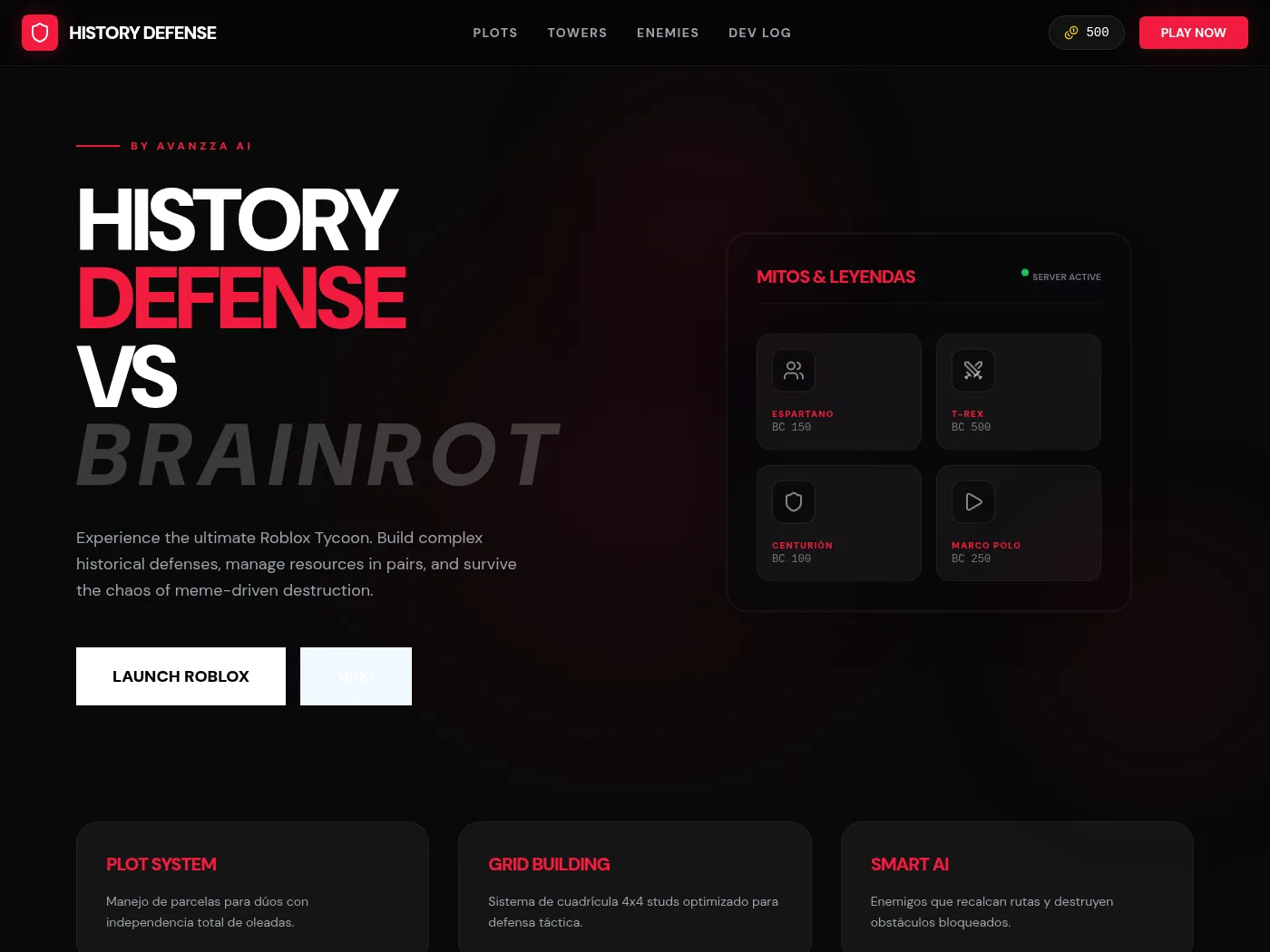 History Defense Tycoon