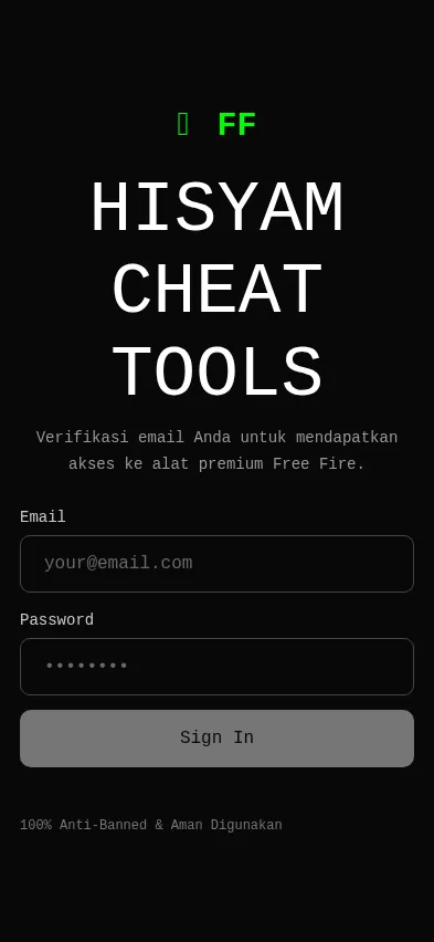 Hisyam Cheat Tools