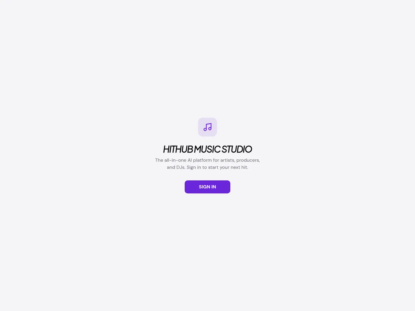 HitHub Music Studio