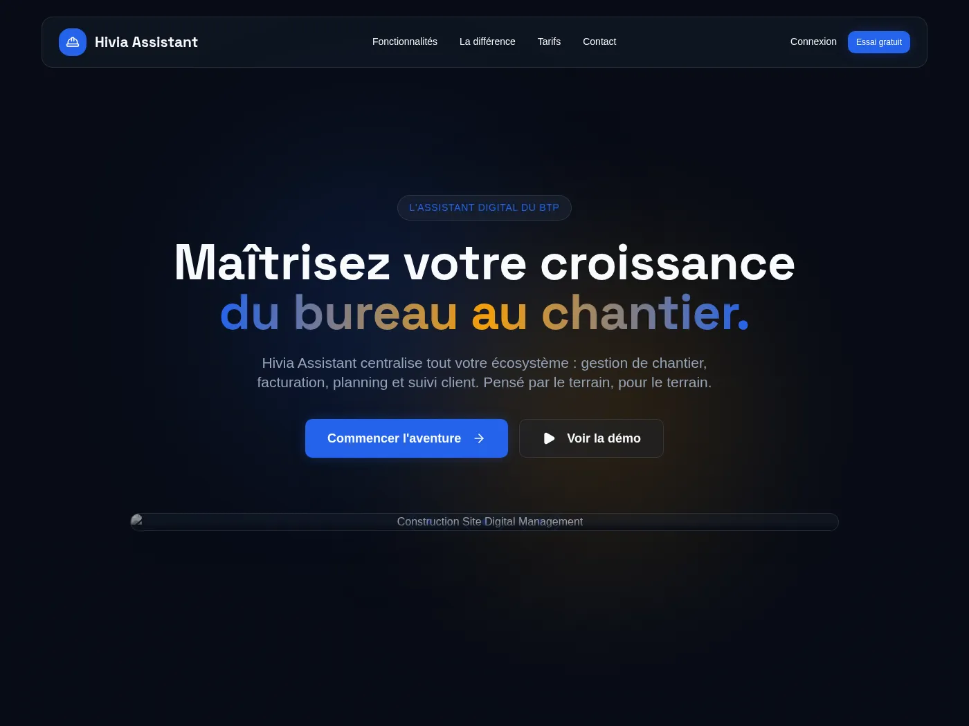 Hivia BTP Gamified Site