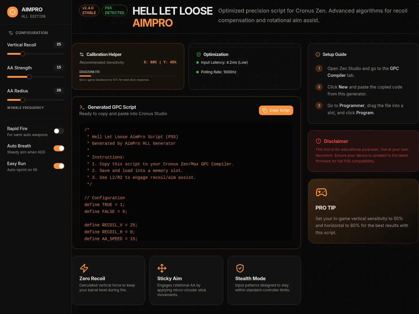 Hell Let Loose AimPro
